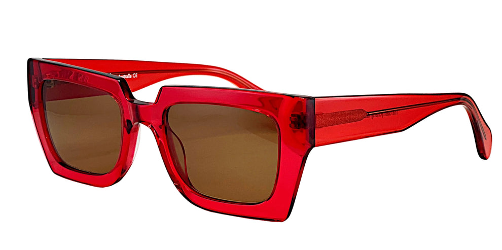 The Elusive Miss Lou Sunglasses The Gosh Red Cherry – The Glasses Lady
