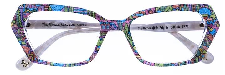 The Elusive Miss Lou The Buttons – The Glasses Lady